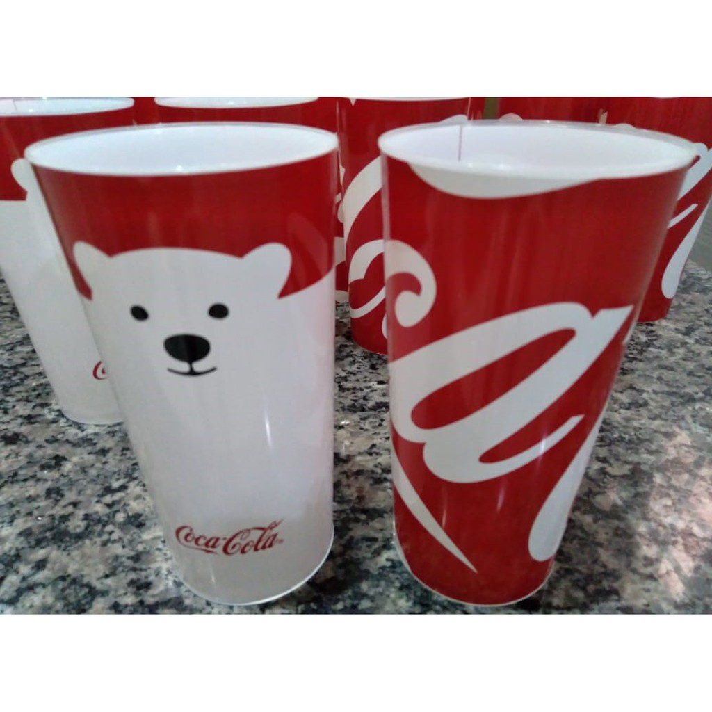 Kits Copos Coca-Cola 750ml Matrixplast (Novos) | Shopee Brasil