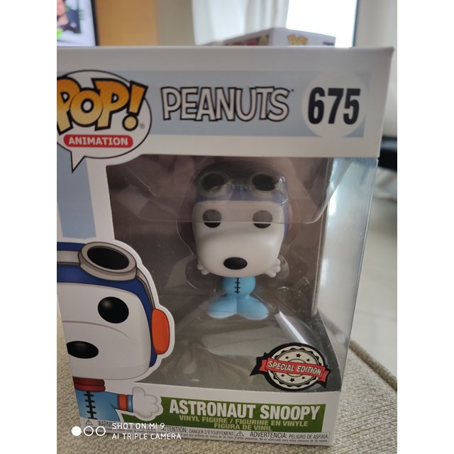 FUNKO POP! - Astronaut Snoopy - 675 - Snoopy - Animation - Original e ...