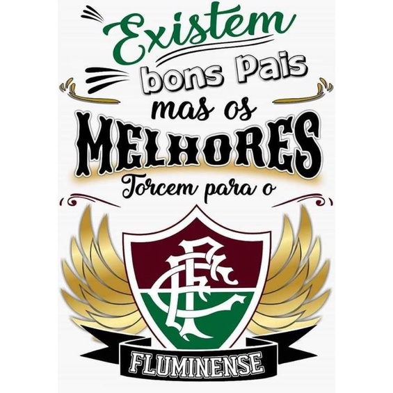 Placa Decorativa Frase com o Símbolo do Fluminense 21x30 Quadro ...