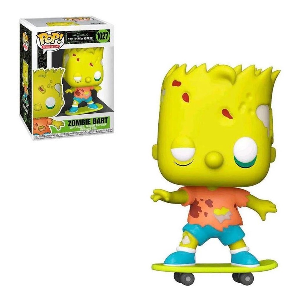Funko Pop! Simpsons - Zombie Bart - PITICAS 50139 | Shopee Brasil