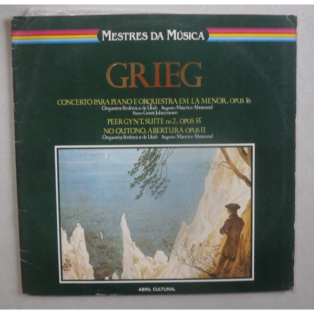Lp Grieg 1980 Mestres Da Música, Disco De Vinil | Shopee Brasil