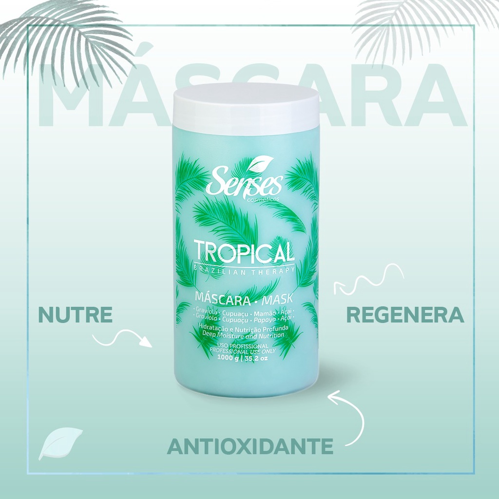 Mascara Tropical Brazilian Therapy Hidratação 1Kg - Senses Cosméticos ...