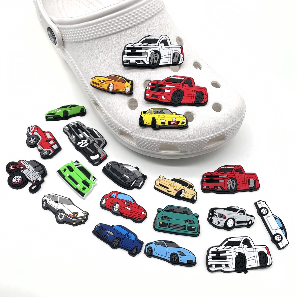 Desenhos Animados Jeep Crocks Jibbitz Coleção De Carro Croc Pino Crocs ...