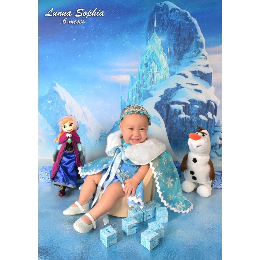 Frozen Elsa fantasia (body vestido com calda) | Shopee Brasil