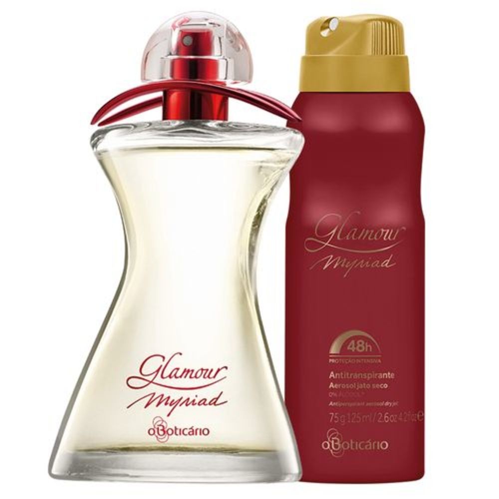 Combo Glamour Myriad Perfume 75 ml + Desodorante Antitranspirante 125 ...