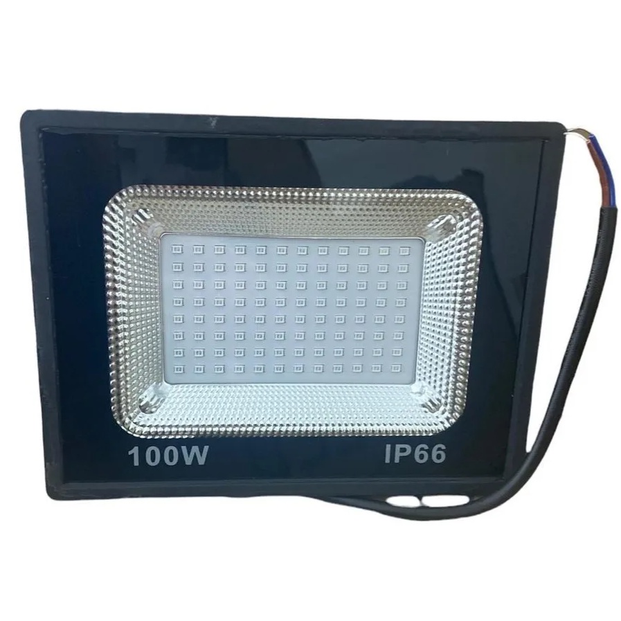 Refletor Holofote Led Bivolt Ip 66 Azul 100w | Shopee Brasil