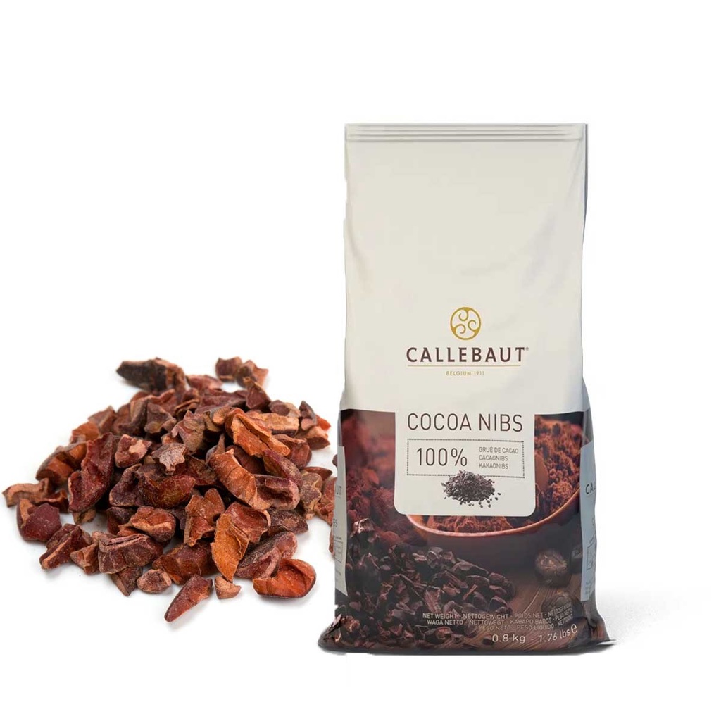 Nibs de Cacau 100% Cacau 800g Barry Callebaut | Shopee Brasil