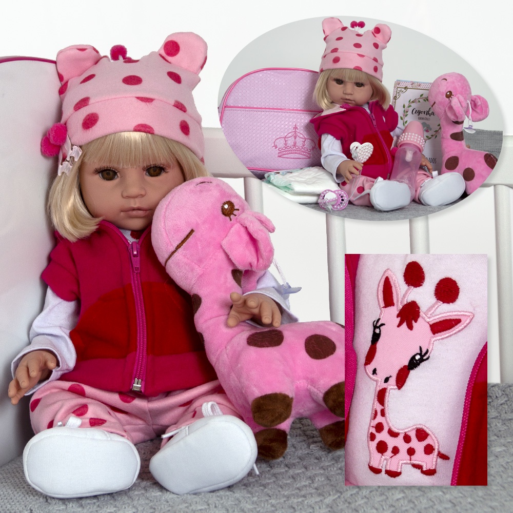 Boneca Baby Alive Reborn de Silicone de Luxo Completo 48cm | Shopee Brasil