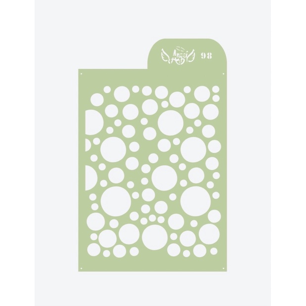 Stencil Angel Doce Sonho 98,stencil confeitaria , lavável e ...