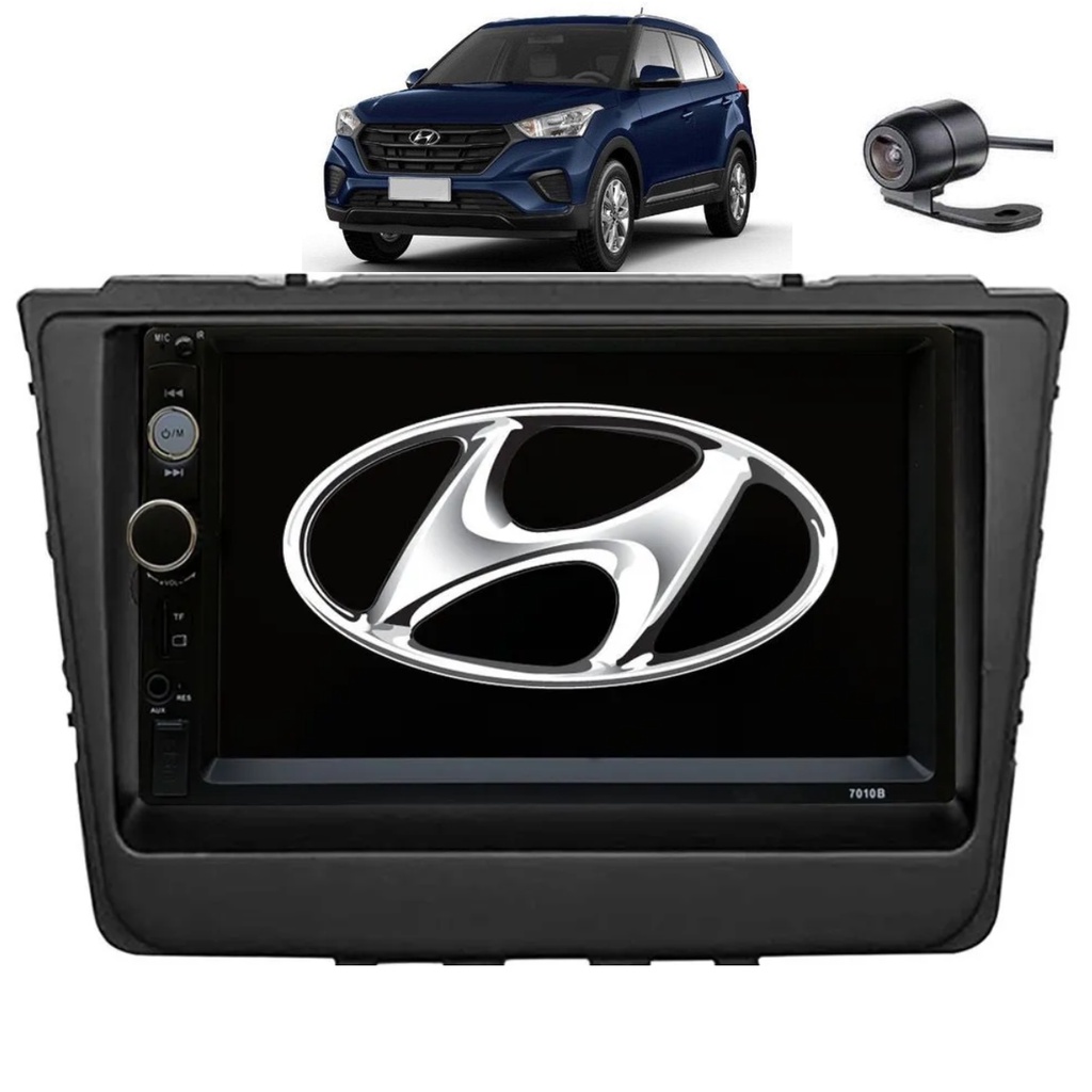 Central Multimidia Creta 2017 2018 2019 2020 2021 Mp5 Moldura Câmera | Shopee Brasil