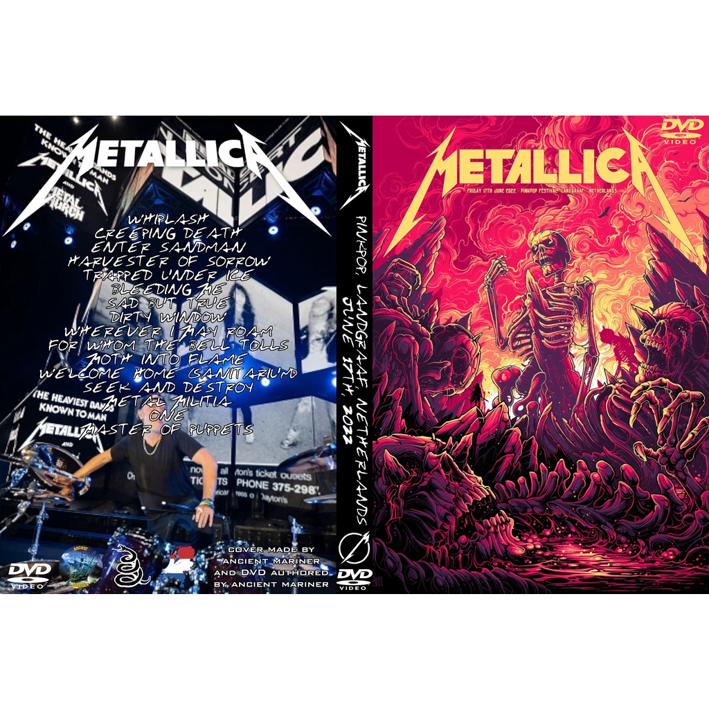 Metallica - DVD Pinkpop Festival 2022 (proshot) | Shopee Brasil