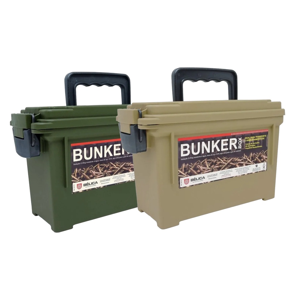 Caixa Multiuso Bunker Box Bélica Militar 3,8 L | Shopee Brasil