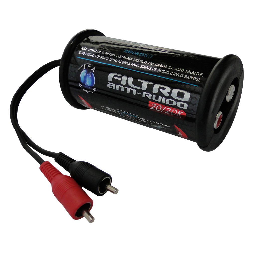 Filtro de Ruído Antirruído RCA 20/20K Entrada RCA e Saída | Shopee Brasil