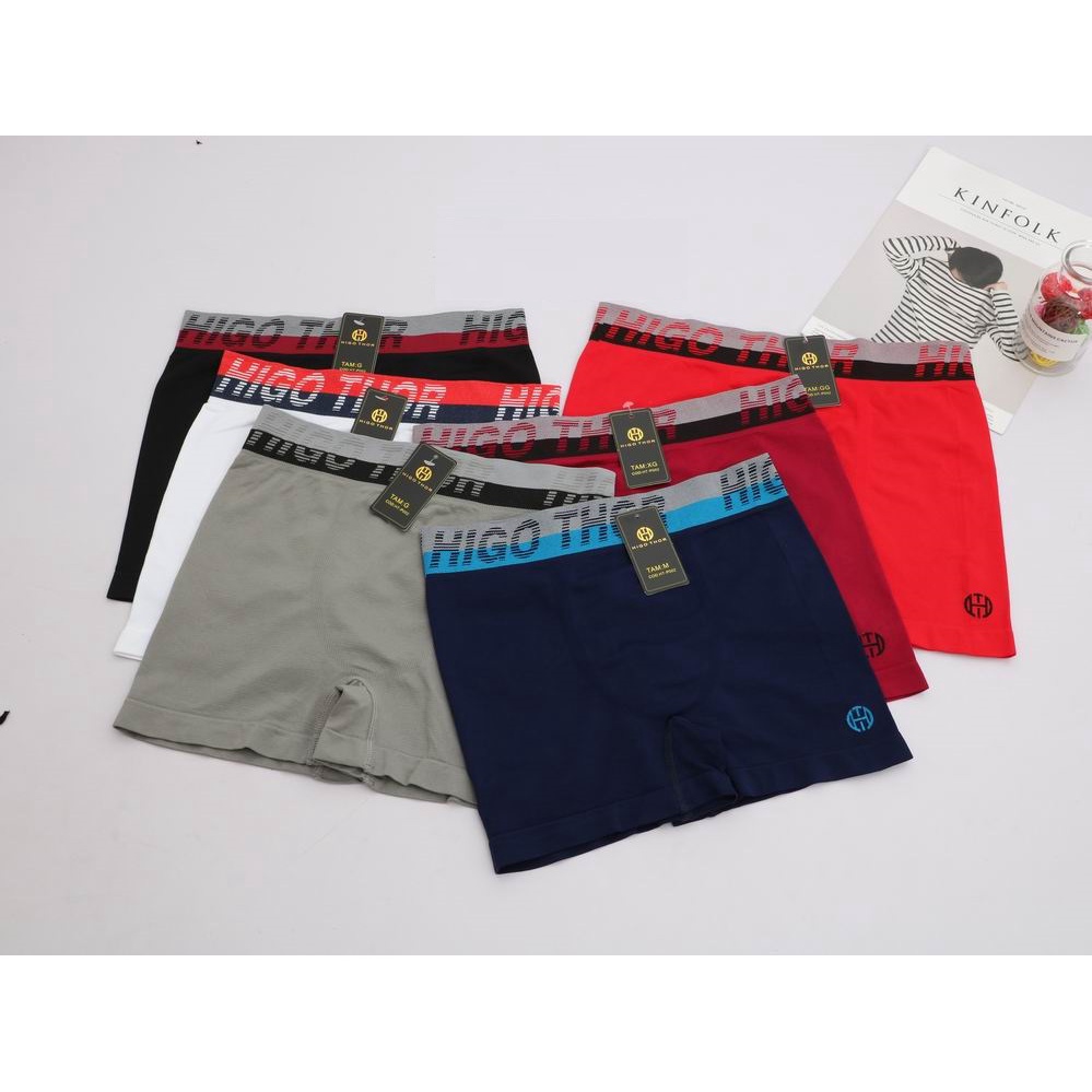 Cueca Box Masculina Lisa Cores Variadas HT - P002 | Shopee Brasil