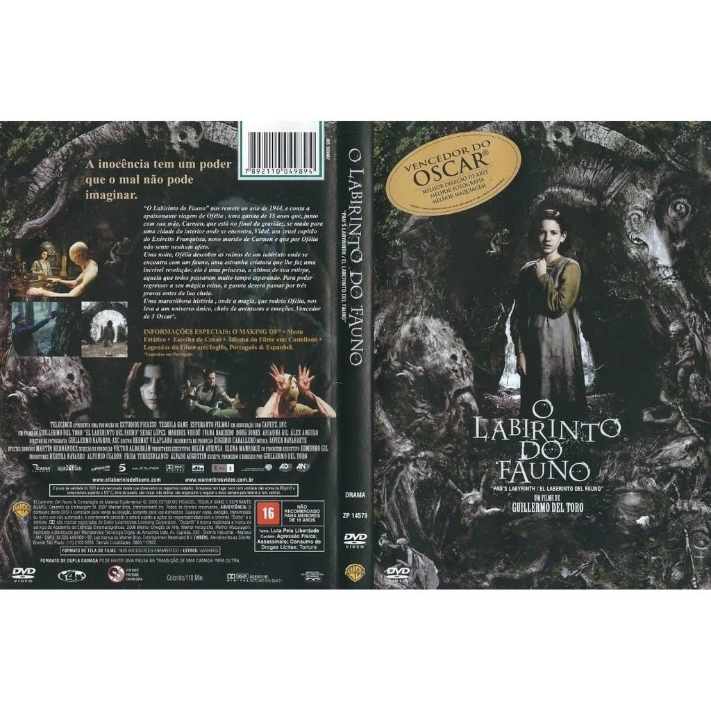 O Labirinto Do Fauno Dvd Original Lacrado | Shopee Brasil