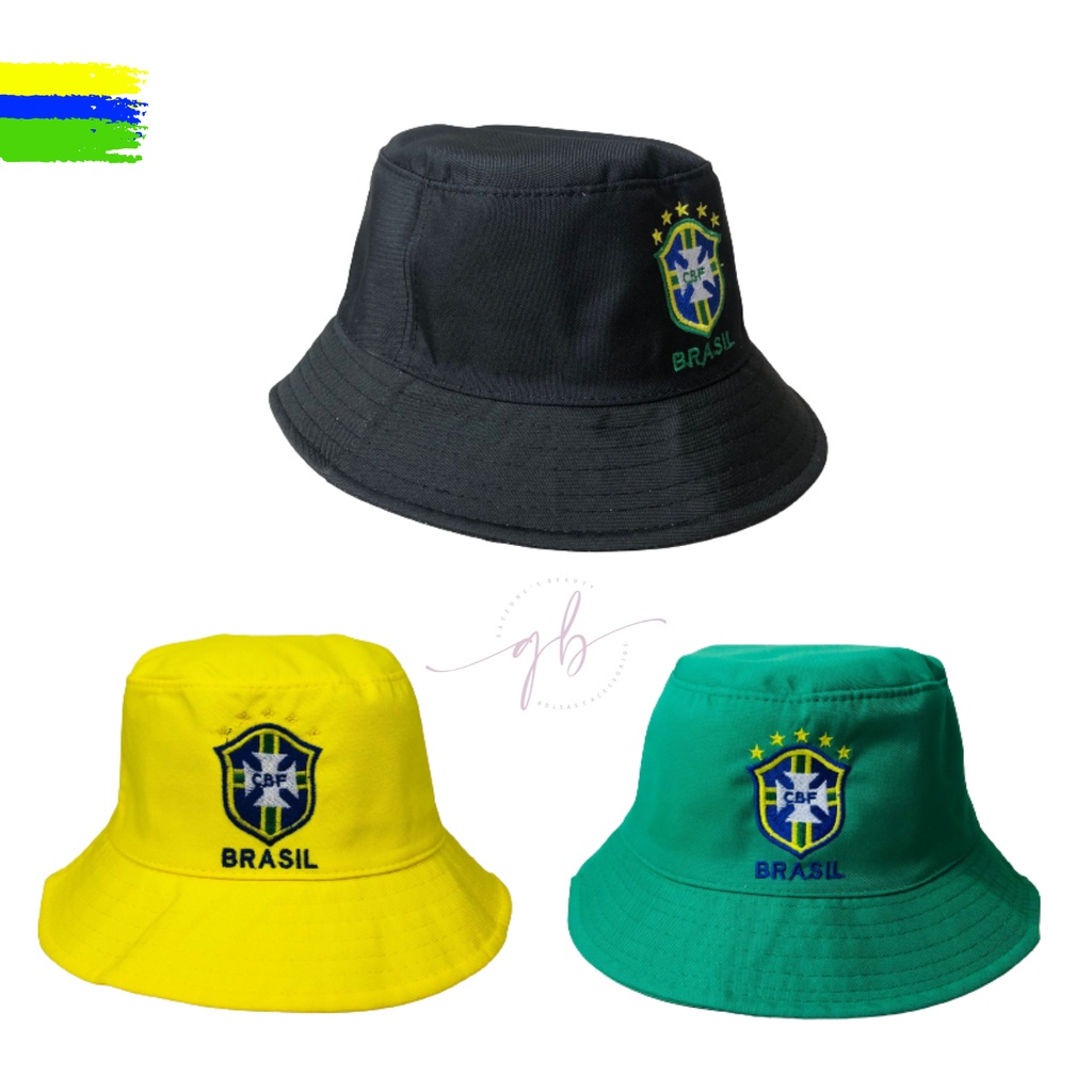 Bucket Do Brasil Coleção 2022 Bordado Unisex, Varias Cores, Envio ...