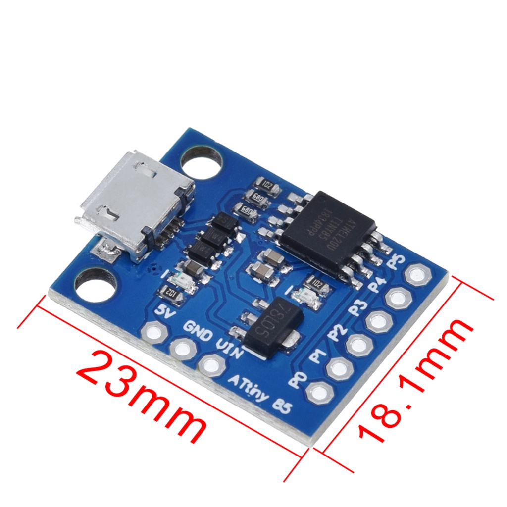 Placa Desenvolvimento Digispark Micro Attiny85 Azul Attiny ARDUINO ...