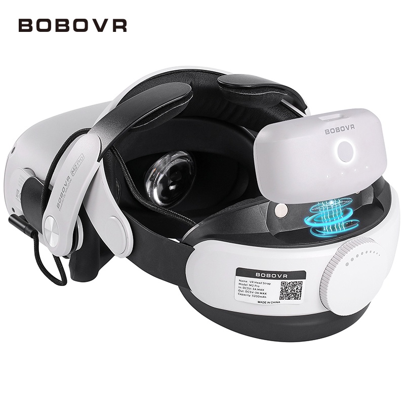 BOBOVR M2 Pro Strap Com Bateria Para Oculus Quest 2 VR Pacote De Halo ...