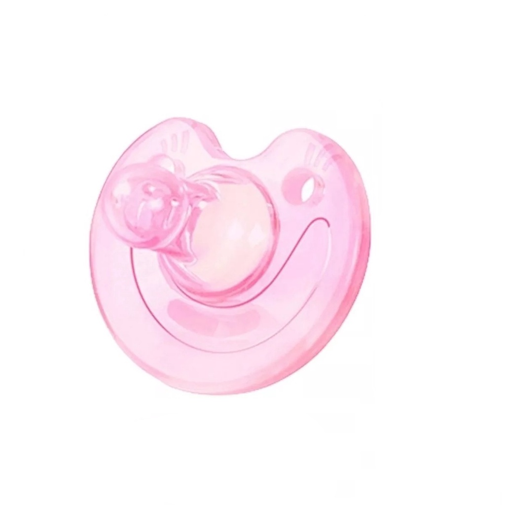 Chupeta Bico Bebê Silicone Modelo Sorriso 0-6 meses | Shopee Brasil