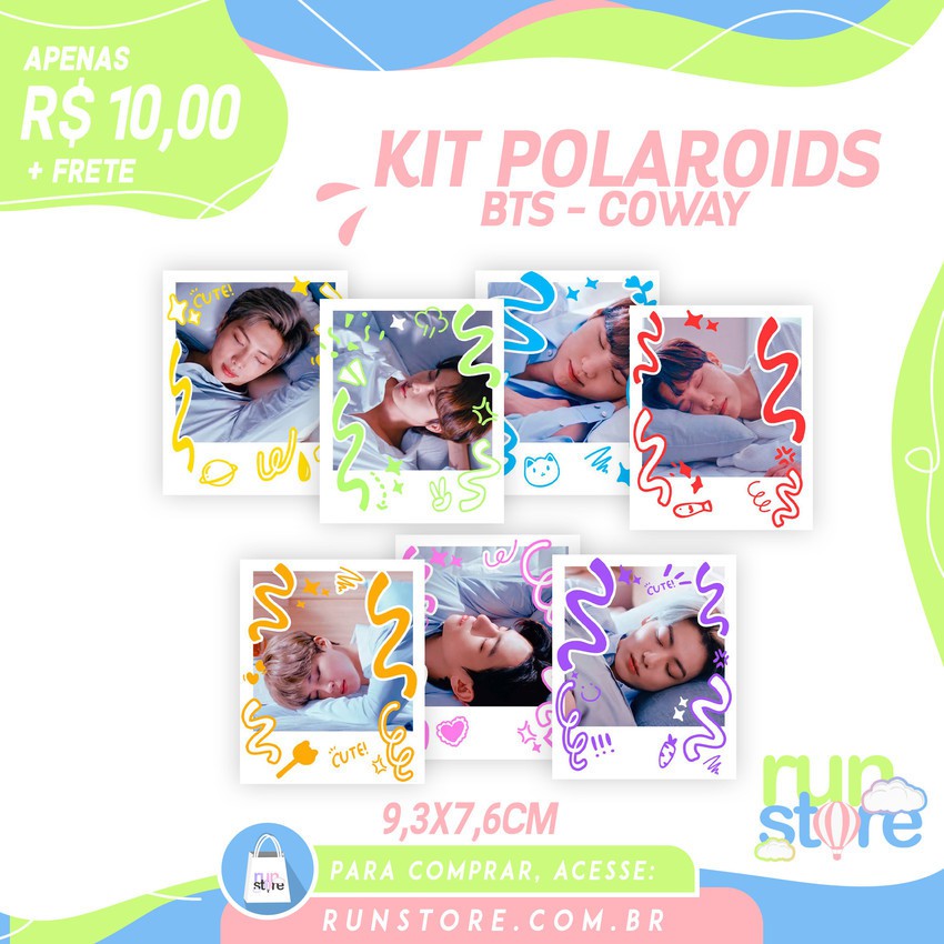 KIT POLAROIDS - BTS COWAY | Shopee Brasil