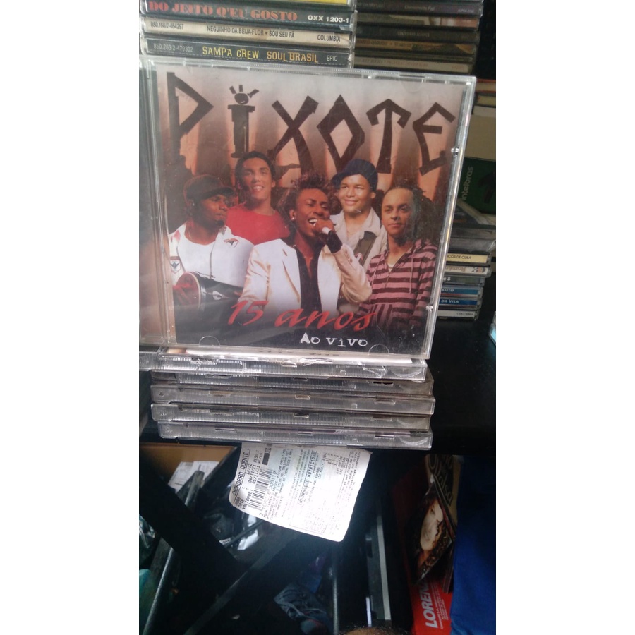 CD Pixote 15 Anos Ao Vivo Atração Fonográfica | Shopee Brasil