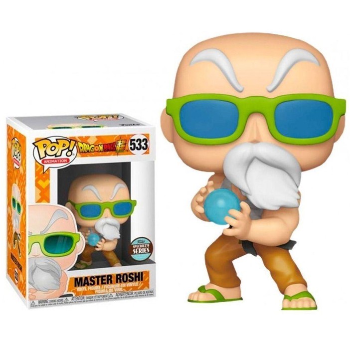 Funko Pop! Master Roshi (mestre Kame) - Exclusive - Dragon Ball Z ...