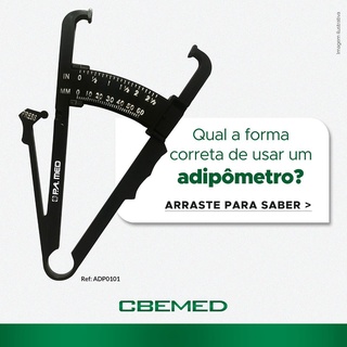 Adipômetro Medidor De Gordura Corporal P.A. MED - Avaliação Física e ...
