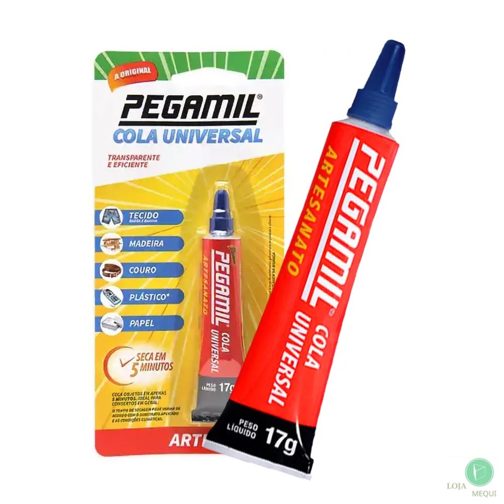 Cola Universal Artesanal Pegamil 17gramas | Shopee Brasil