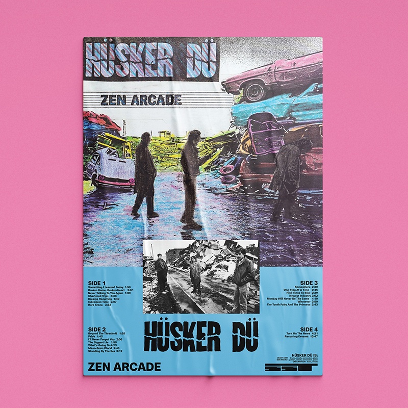 Poster Hüsker Du - Zen Arcade / Tamanho A3 | Shopee Brasil