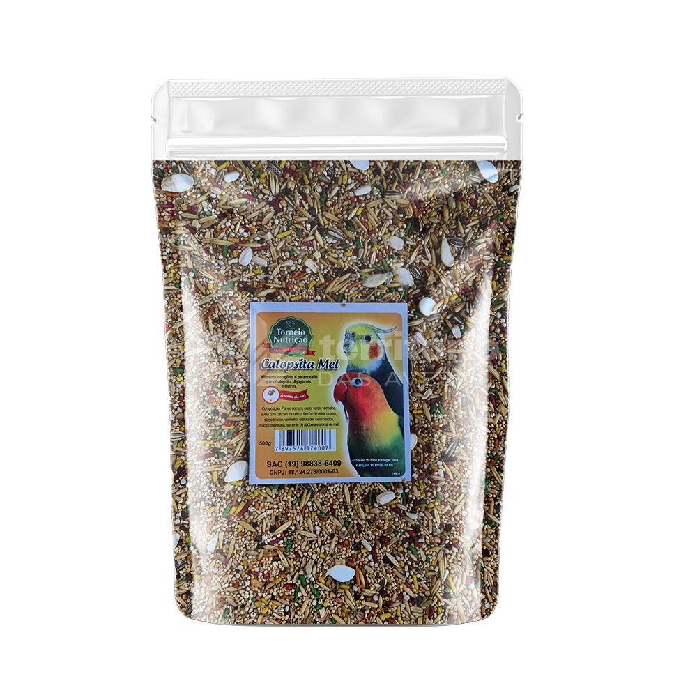 Torneio Nutrição - Calopsita Mel - 500g | Shopee Brasil