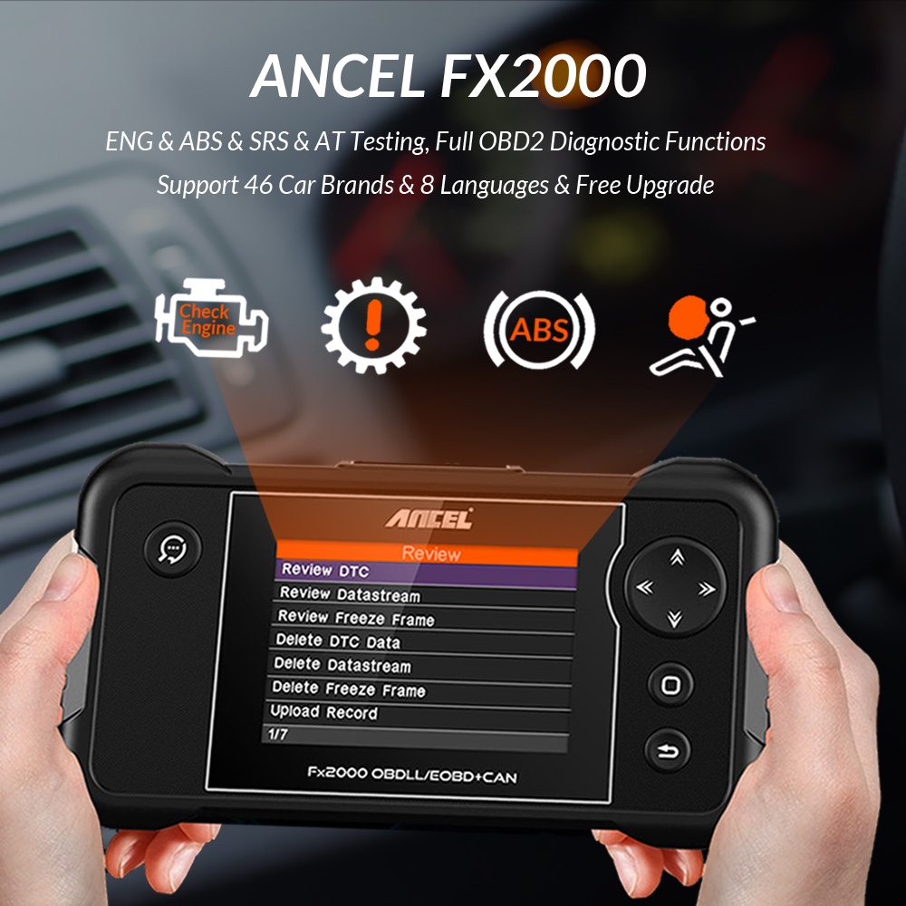 Navio De Cabuyaoancel FX2000 JOBD/OBDII/EOBD Scanner De Carro Obd2 Odb2 ...