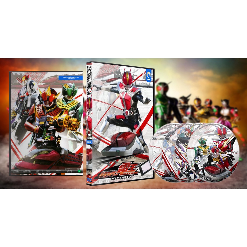 Dvd Kamen Rider Den-o Série Completa Tokusatsu | Shopee Brasil