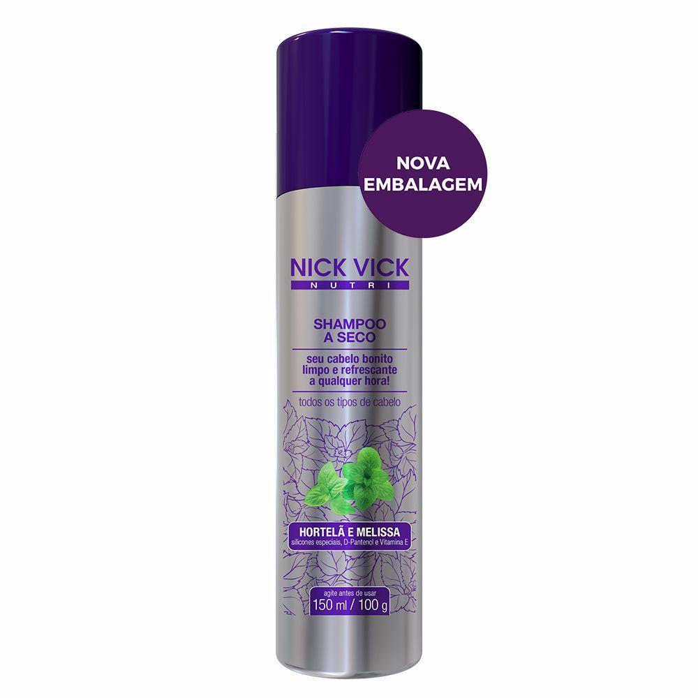 Shampoo A Seco Hortelã E Melissa Nick Vick Nutri 150ml | Shopee Brasil