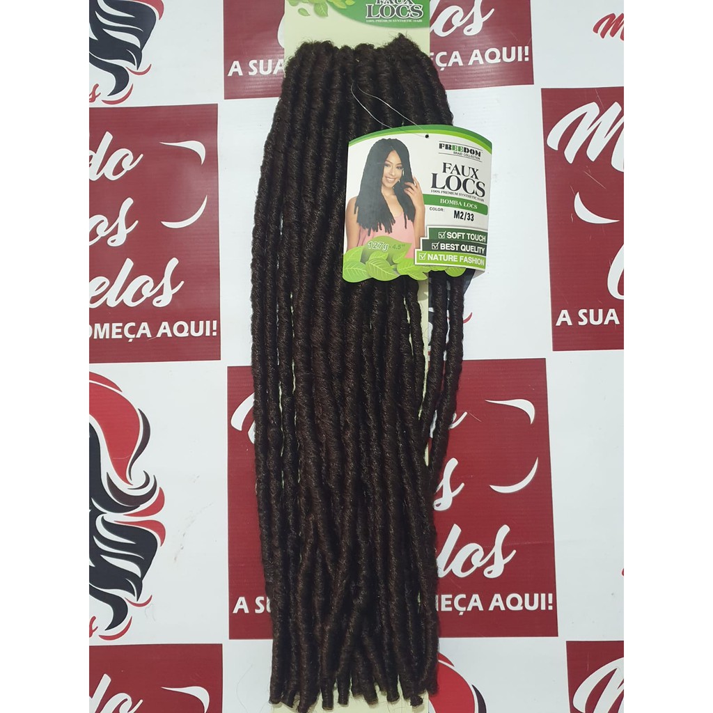 Cabelo Sintético Freedom Crochet Braid bomba Locs | Shopee Brasil