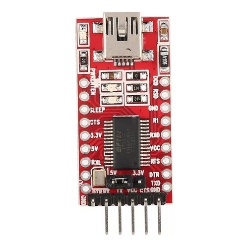 Módulo Ftdi Conversor Usb Para Ttl E Rs232 Serial - Ft232rl | Shopee Brasil