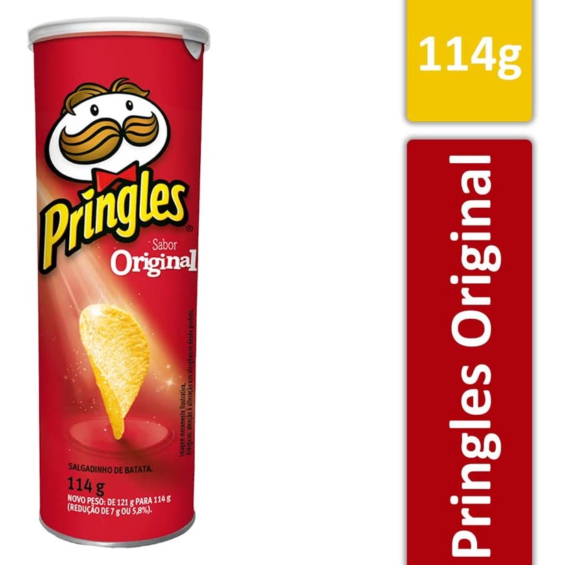 Batata Pringles 104g/120g/158g - Diversos Sabores | Shopee Brasil