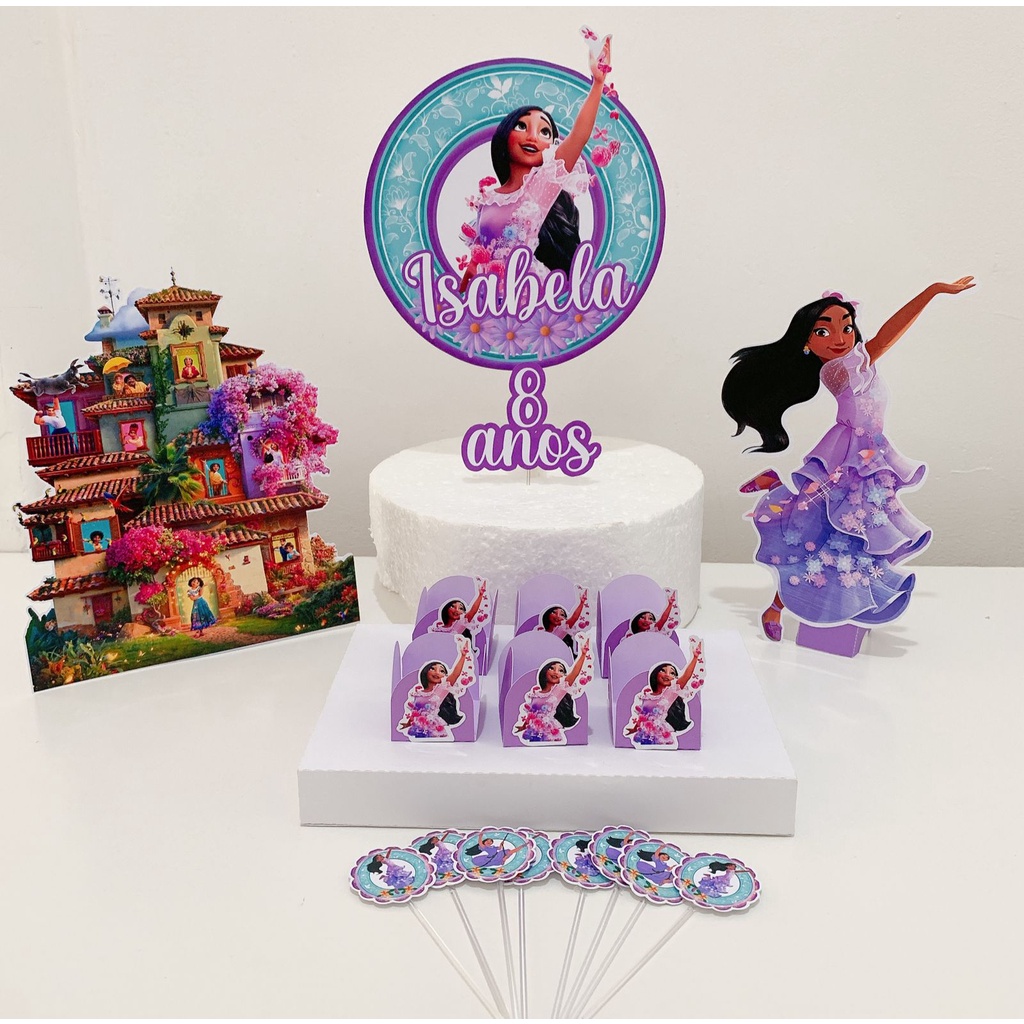 Kit Festa - Encanto Isabela 38 itens | Shopee Brasil