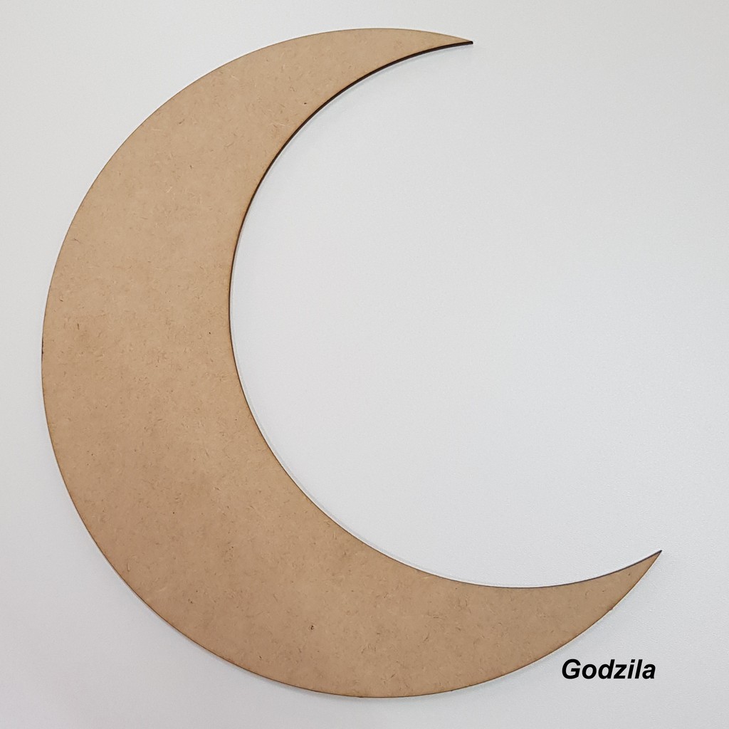 Placa Lua MDF cru 3mm 25cm | Shopee Brasil
