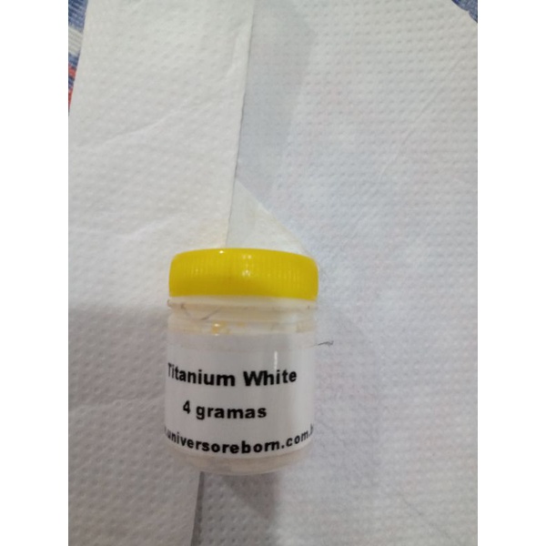 tinta genesis cor Titanium white 4 gramas | Shopee Brasil