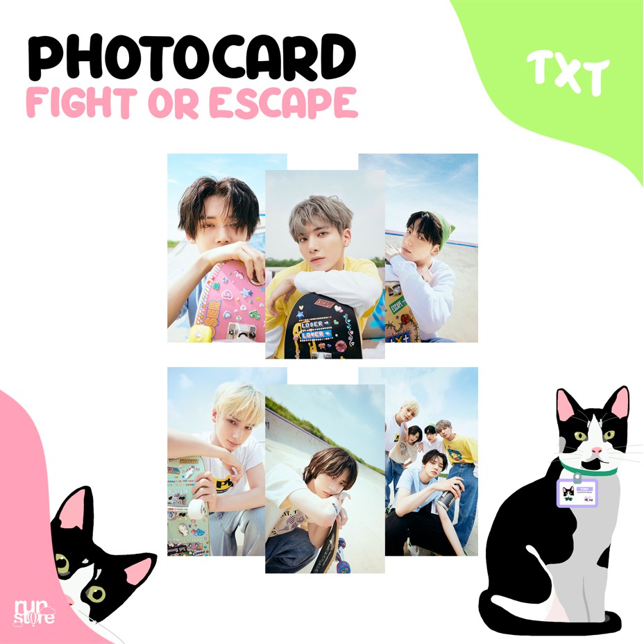 Kit Photocards - Fight Or Escape (txt) | Shopee Brasil