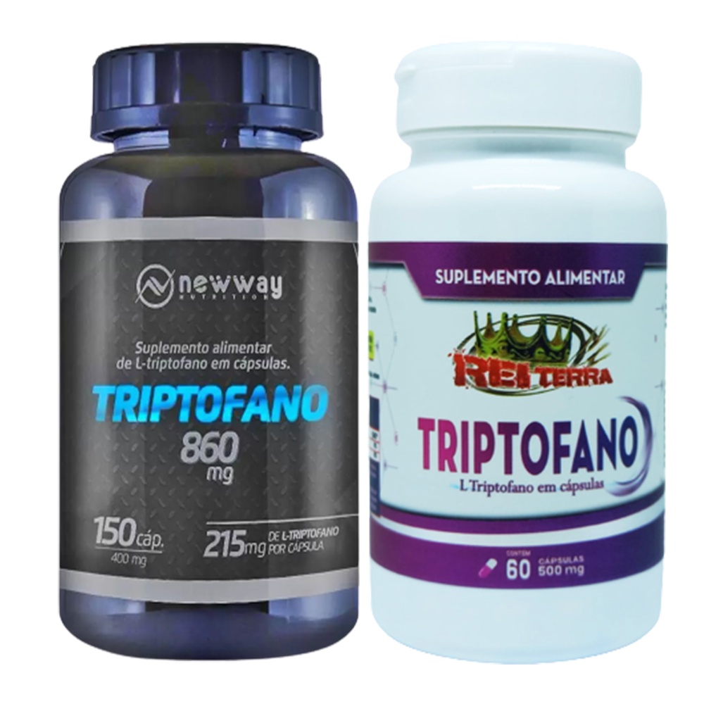 Suplemento Em Cápsulas Triptofano Escolha o Seu | Shopee Brasil