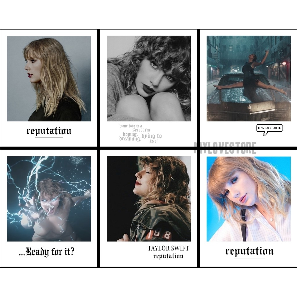 Taylor Swift Reputation Era - Kit 6 FOTINHAS 9x10 | Shopee Brasil