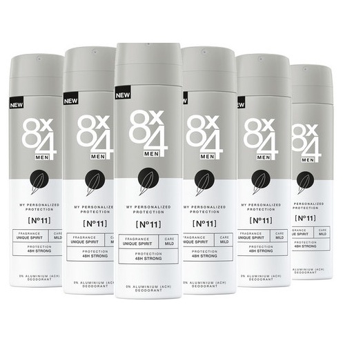 Desodorante Unique Spirit 8x4 Homens - 150 ml | Shopee Brasil