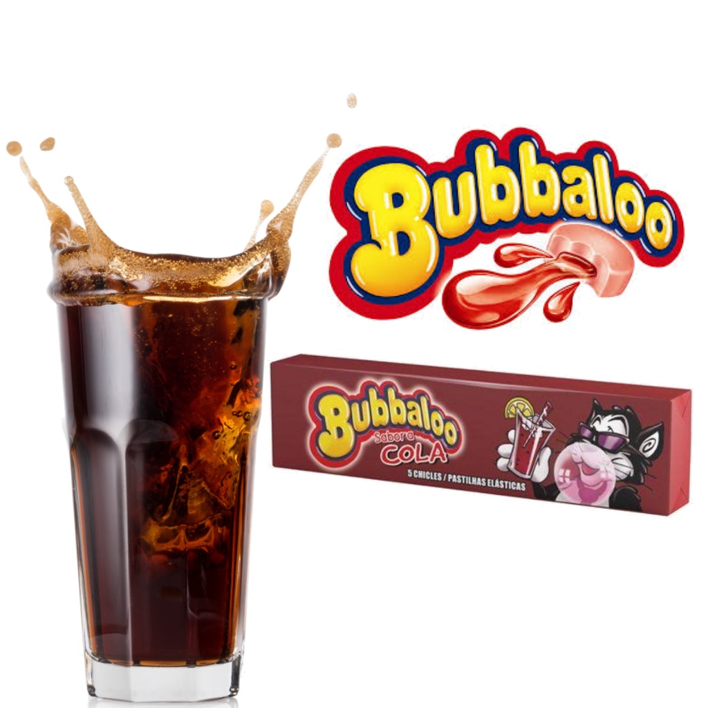 Chiclete Bubbaloo Sabor Cola - Importado Espanha | Shopee Brasil