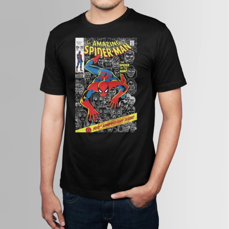 Camisa, camiseta Homem Aranha Cover#100 | Shopee Brasil