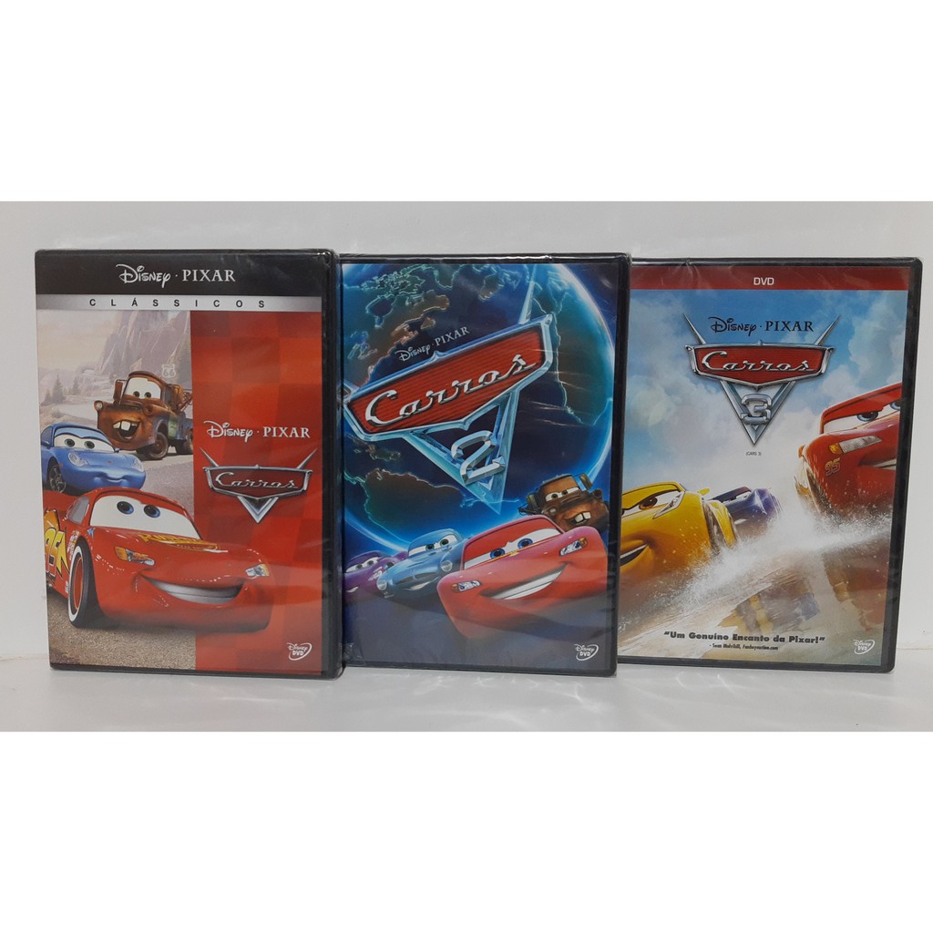 DVD Coleção Carros (3 filmes) (Lacrado) | Shopee Brasil