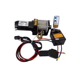 Guincho Elétrico Quadriciclo, Jipe,Gaiola 12V 3000Lbs 1361Kg | Shopee ...