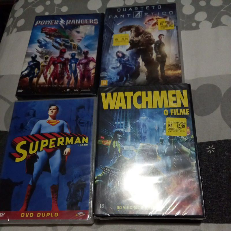 filmes dvds de super-heróis 12 reais CADA - ação aventura dc Marvel ...