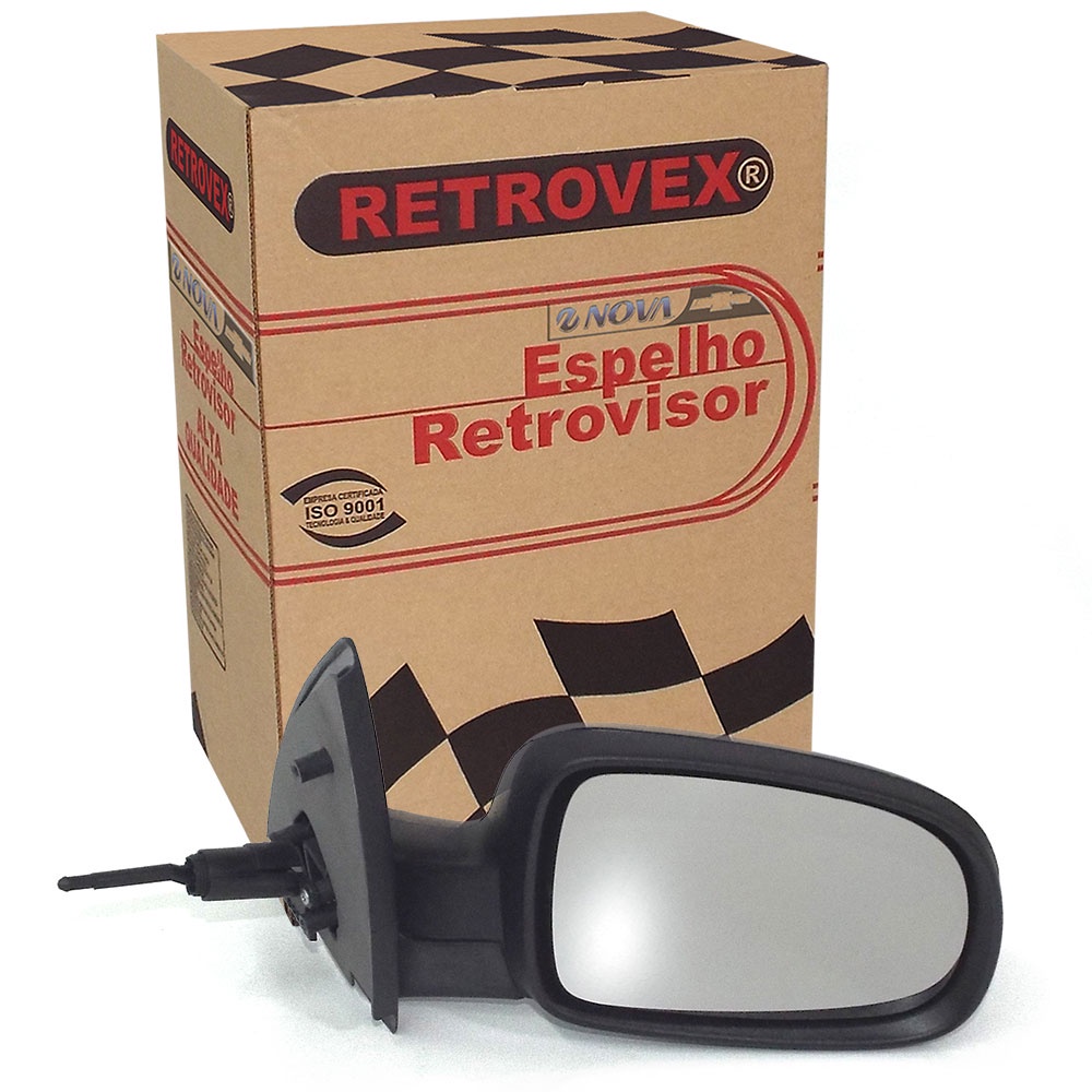 Espelho Retrovisor Lado Direito Com Controle Corsa Novo / Montana Retrovex | Shopee Brasil
