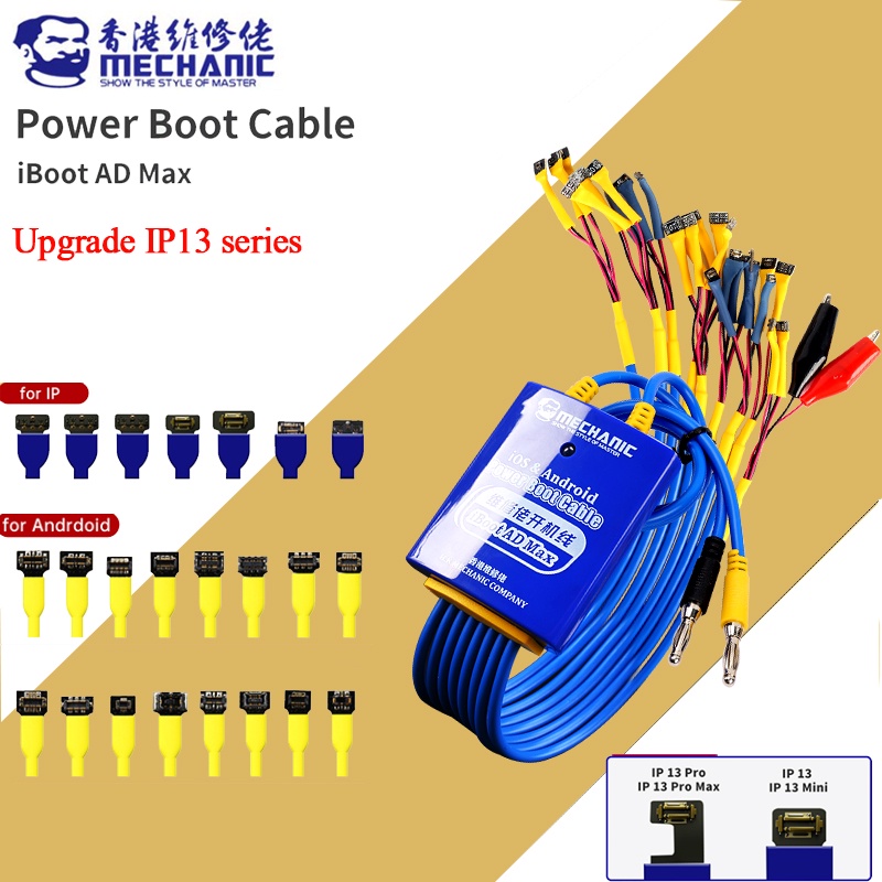 Mechanic iBoot AD Max IOS/Android Power Supply Switch Test Cable ...